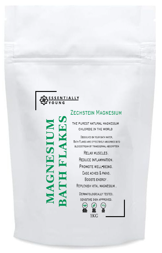 Pure Magnesium Flakes 1kg -unscented and unrefined (Imported from the ...