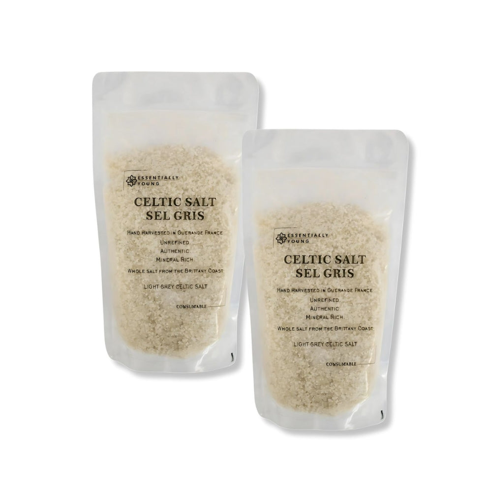 Celtic Salt Sel Gris Bundle | 2 x 400g Resealable Packets – Essentially ...